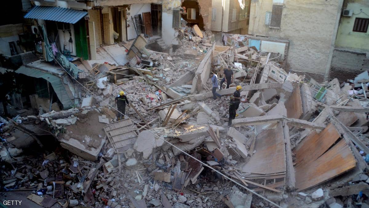 Old Building Collapses In Northern Egypt Thursday Evening Killing A ...